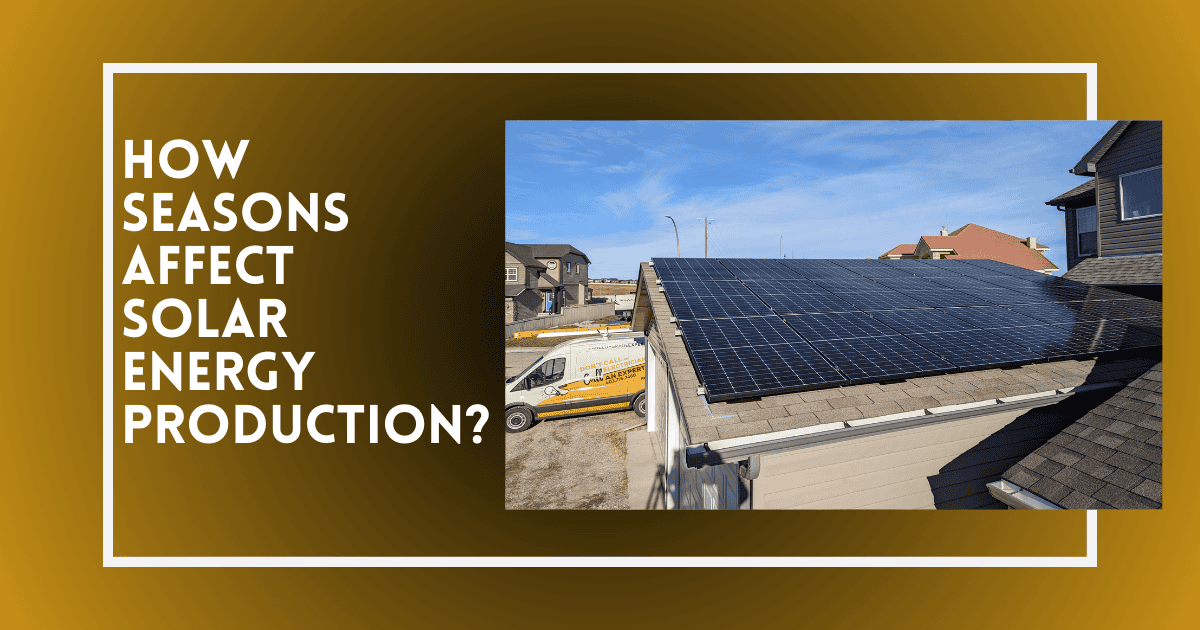Solar Energy In Summer Vs Winter In Calgary